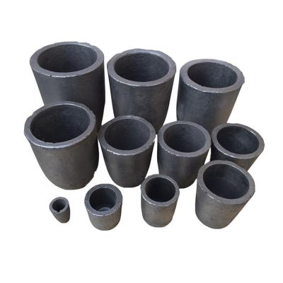 China Customized Bottom Diameter High Pure Clay Graphite Crucible for Small Casting Alchemy for sale