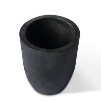 China Customized Bottom Diameter High Pure Clay Graphite Crucible for Small Casting Alchemy for sale