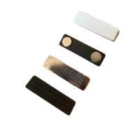 China Custom Magnet Name Pin Badge Super Strong Metal Magnetic Name Badge Magnet for sale