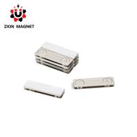 China Metal Name Badge Magnetic Pins Customized Name Badges Tag Tolerance about /-0.01-0.05mm Permanent for sale
