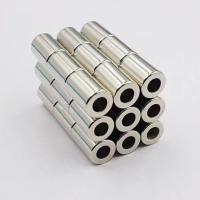 China ISO9001 2008 Certified N52 Strong Speaker Magnet with Hole and Neodymium Material for sale