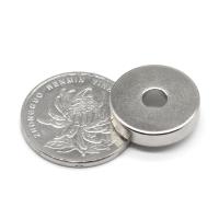 China Composite NdFeB Magnet Round with Hole N35 N52 Rare Earth Tiny Neodymium Magnetic Materials Disc Magnets for sale