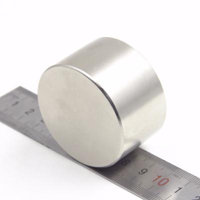 China ISO9001 2008 Certified N52 Cylindrical Magnets Neodymium Ultra Thin and Strong for sale