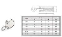 China Composite NdFeB Magnet N35 N48 N52 Rare Earth Magnet for Industrial Applications for sale