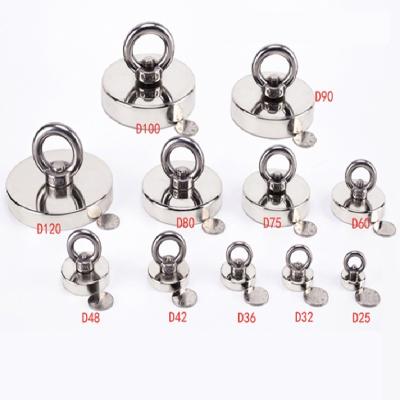 China LFYGY Pot/Cup Shape Fishing Ndfeb Neodymium Hook Magnet Kit with Super Strong Force for sale