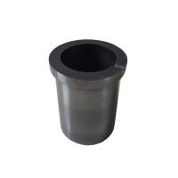 China 47mm Outer Size High Purity Pyrolytic Carbon Graphite Crucible for Induction Furnace for sale