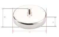 China Rare Earth Neodymium Magnet with External Thread Pot Magnet Permanent Coating Magnet Epoxy for sale