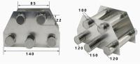 China Rod Baffles Magnetic Separator for 10000Gs Grate Hopper Stainless Steel Neodymium Magnet for sale