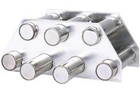 China Rod Baffles Magnetic Separator for 10000Gs Grate Hopper Stainless Steel Neodymium Magnet for sale