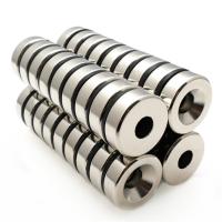 China Super Strong N52 Round Ring Magnets Magnetization Direction According to Your Needs for sale
