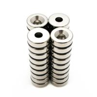 China Super Strong N52 Round Ring Magnets Magnetization Direction According to Your Needs for sale