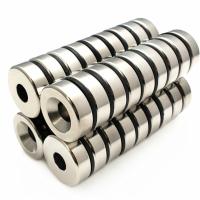 China Super Strong N52 Round Ring Magnets Magnetization Direction According to Your Needs for sale