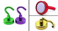 China NdFeB Magnet Composite Magnetic Hook for Colorful Purse/Curtain/Towel/Key/Teacher for sale
