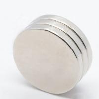 China Round Magnets Super Strong Sintered Neodymium Magnet with ISO9001 2008 Certification for sale