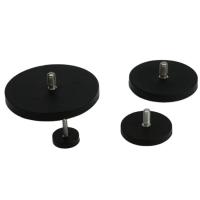China Composite Neodymium Magnet TPE Rubber Safe Extra Strong Male Threaded Magnet for Outdoor for sale