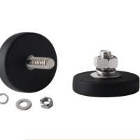 China NdFeB Magnet Soft Rubber Magnetic Suction Cups for Custom Rubber Coated Pot Magnets for sale