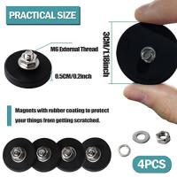 China NdFeB Magnet Soft Rubber Magnetic Suction Cups for Custom Rubber Coated Pot Magnets for sale