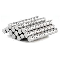 China Permanent Rare Earth Magnet Small Round Shape for Motor Rotors in Magnetic Materials for sale