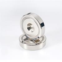 China Industrial Magnet Application Permanent Disc Magnetic with Countersunk Neodym Pot Magnet for sale