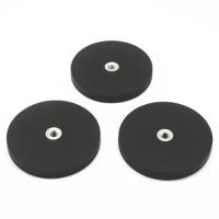 China Rubber Coated 50 Neodymium Magnets with ±5% Tolerance and High Temperature Resistance for sale