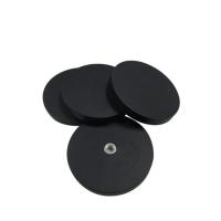 China 16mm Rubber Coated Pot Magnet Optimal Size for D90*h18-M10 D3.54 inch*h0.71 inch Needs for sale
