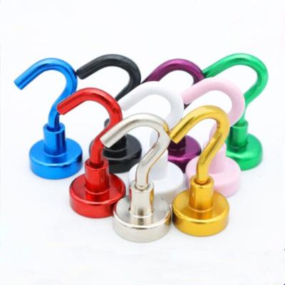 China LFYGY Super Strong Neodymium Magnet D25 D20 D32 D36 Colorful Magnetic Hook for Industrial for sale