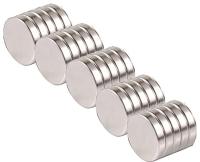 China N52 Rare Earth Neodymium Round Magnets Magnetization Direction Through Thickness for sale