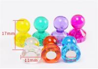 China Usage Magnetic Pins Magnet Holder for School Home Office Colorful Fridge Whiteboard for sale