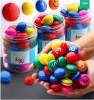 China Usage Magnetic Pins Magnet Holder for School Home Office Colorful Fridge Whiteboard for sale