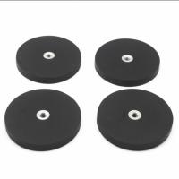 China ISO9001 2008 Certified N35-N52 Rubber Coated Pot Magnet for Car Working Light Fixture for sale