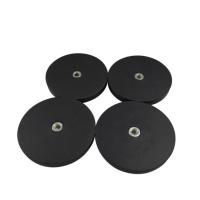 China ISO9001 2008 Certified N35-N52 Rubber Coated Pot Magnet for Car Working Light Fixture for sale