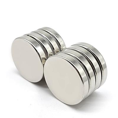 China Nickel Zinc N52 Round Disc Neodymium Magnets for Motors and Fixed Machines for sale