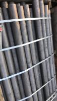 China Customized Length Carbon Graphite Rod Electrode for Isostatic Pressing and Stirring for sale