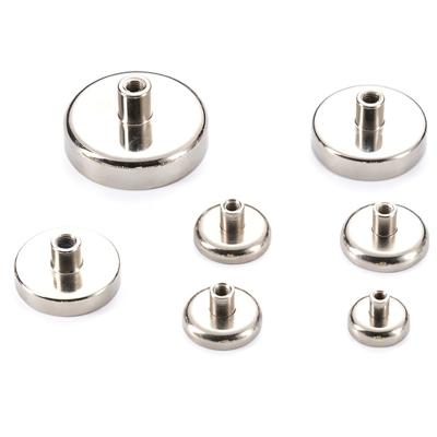 China Composite NdFeB Magnet LFYGY Internal Thread Ring Magnets Neodymium Disc Fishing Magnet for sale