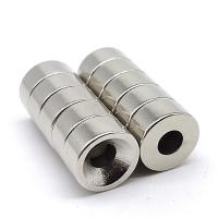 China Customize N45 N52 Large Big Strong Neodymium Ring Magnet Customized Neodymium Magnet for sale