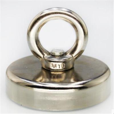 China Permanent Neodymium Round Fishing Magnets Cup Pot Magnet Kit with Super Pulling Force for sale