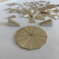 China Nickel-cu-nickel Coated Neodymium Magnetic Rotor for Half Cylinder Semi-circle Magnet for sale