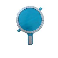 China Nickel-cu-nickel Coated Neodymium Magnetic Rotor for Half Cylinder Semi-circle Magnet for sale