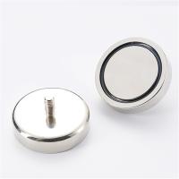 China Neodymium Round Magnets with Outside Screw Cup Pot Shape Tolerance ±5% Magnetic Material for sale