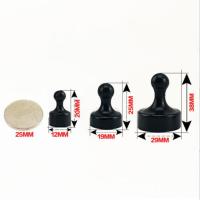 China NdFeB Round Magnet Button Pins Strong and Versatile for Permanent Magnetic Attachment for sale