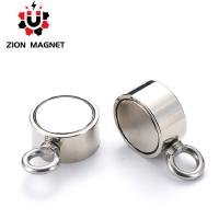 China Super Strong Neodymium Magnet Fishing D90*h18-M10 D3.54 inch*h0.71 inch NdFeb Material for sale