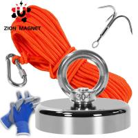 China Super Strong Neodymium Magnet Fishing D90*h18-M10 D3.54 inch*h0.71 inch NdFeb Material for sale