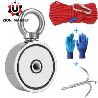 China Super Strong Neodymium Magnet Fishing D90*h18-M10 D3.54 inch*h0.71 inch NdFeb Material for sale