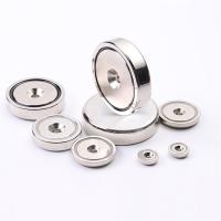 China Top Sale NdFeB Pot Magnet with Countersunk Hole and High Temperature Resistance for sale
