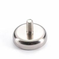 China ISO9001 2008 Certified Round Base Countersunk Hole Pot Magnet with Ni-Cu-Ni Coating for sale