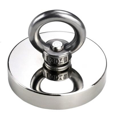 China Strong Neodymium Permanent Pot Magnet with Internal Thread ISO9001 2008 Certified for sale