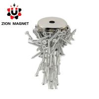 China Strong Neodymium Permanent Pot Magnet with Internal Thread ISO9001 2008 Certified for sale