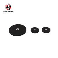 China Rubber Coated Pot Magnets for Industrial Rare Earth Materials in Perfect Size and Good for sale