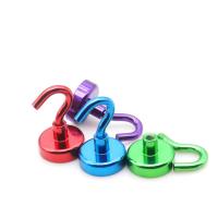 China Metal-Plated Strong Magnetic Hook with Electroplating and Thickness Magnetism Direction for sale