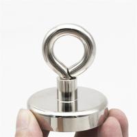 China Permanent Magnetic Hook with Strong Metal Round Closed Suction Cup and Customized Size for sale